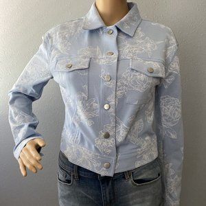 Material Girl | Jackets & Coats | Material Girl Embossed Floral Puff ...